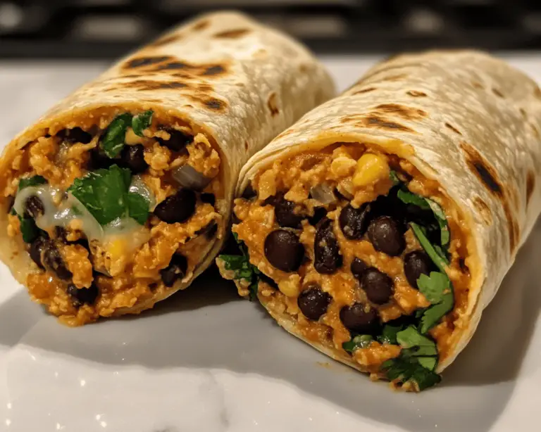 Delicious Easy Vegan Black Bean Burrito Wraps Recipe – Welcome Home