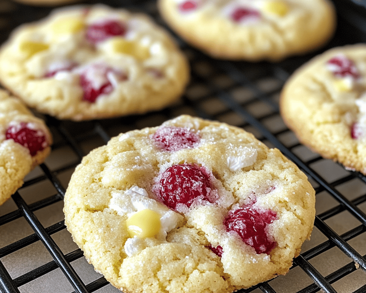 Lemon Raspberry Cookies – Welcome Home