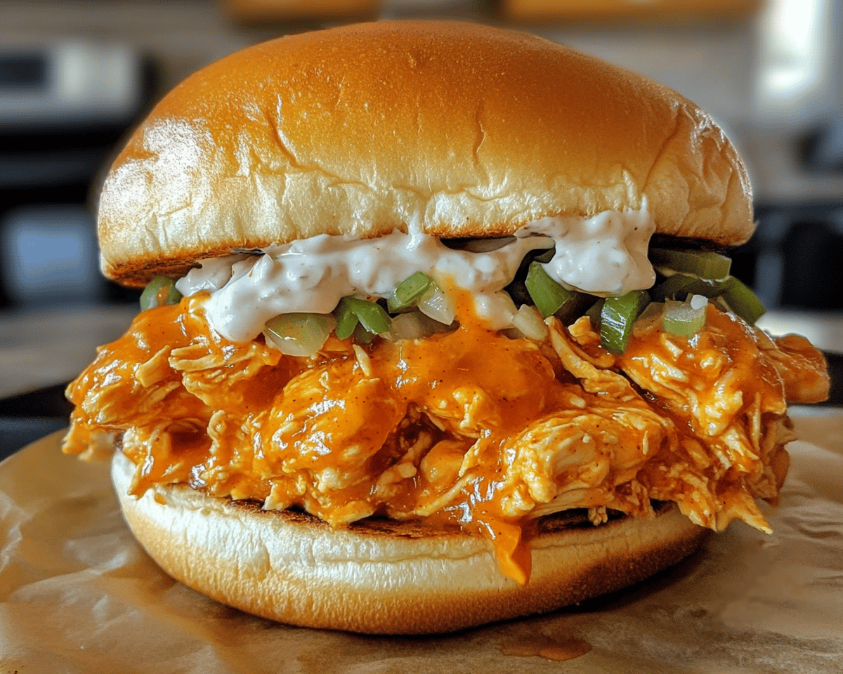 Wow Your Guests with This Irresistible Buffalo Chicken Sandwich Recipe ...