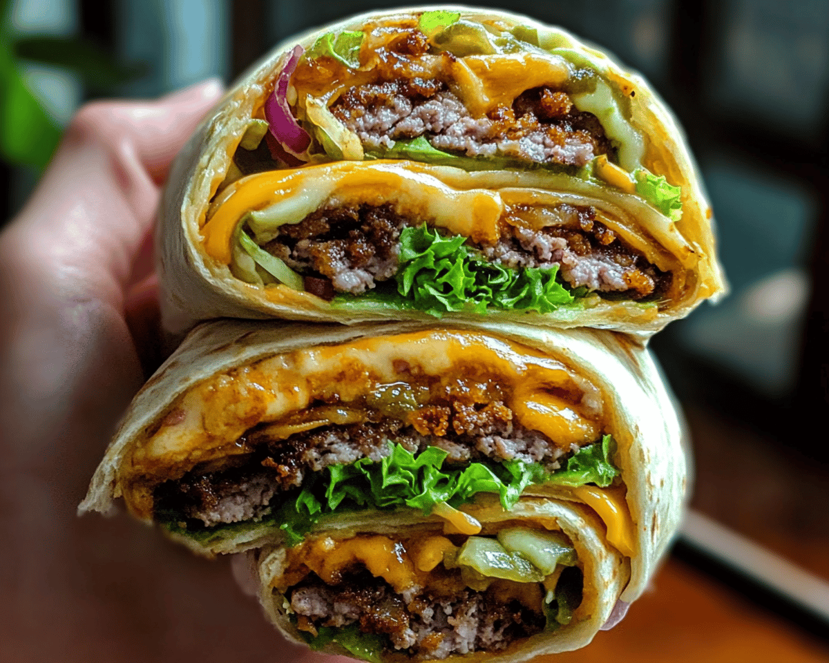 Easy Big Mac Wrap – Welcome Home