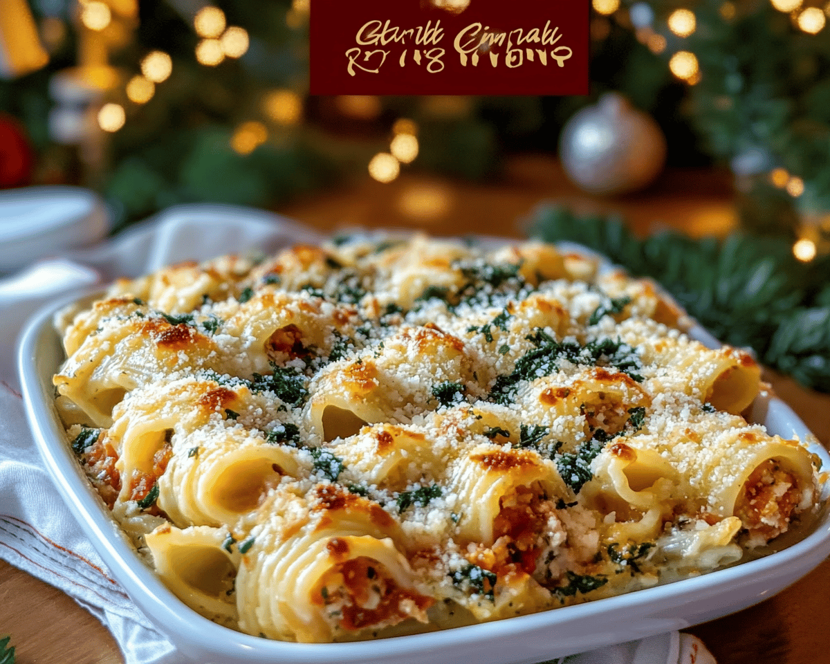 Festive Christmas Stuffed Pasta | Elegant Holiday Dinner Recipe ...