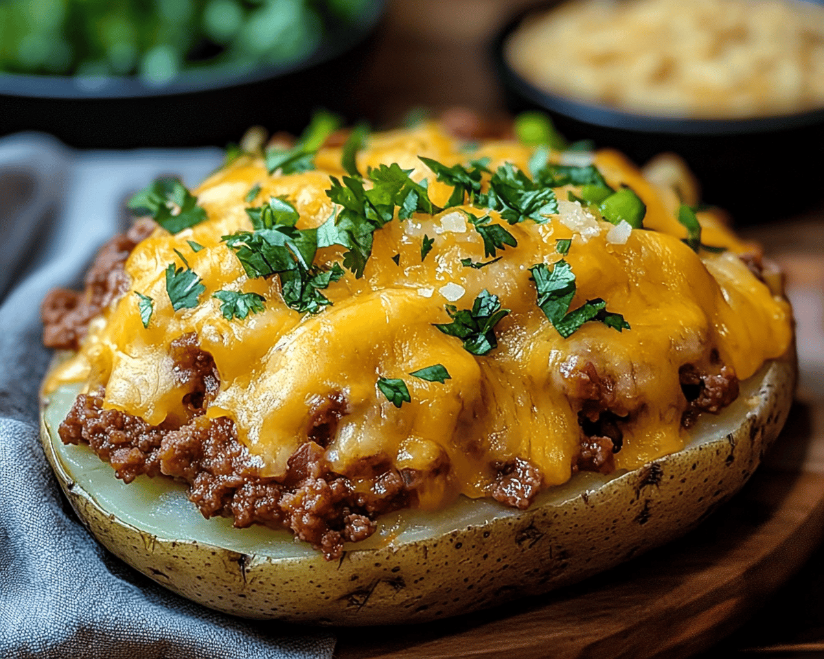 Cheesy Taco Potato – Welcome Home