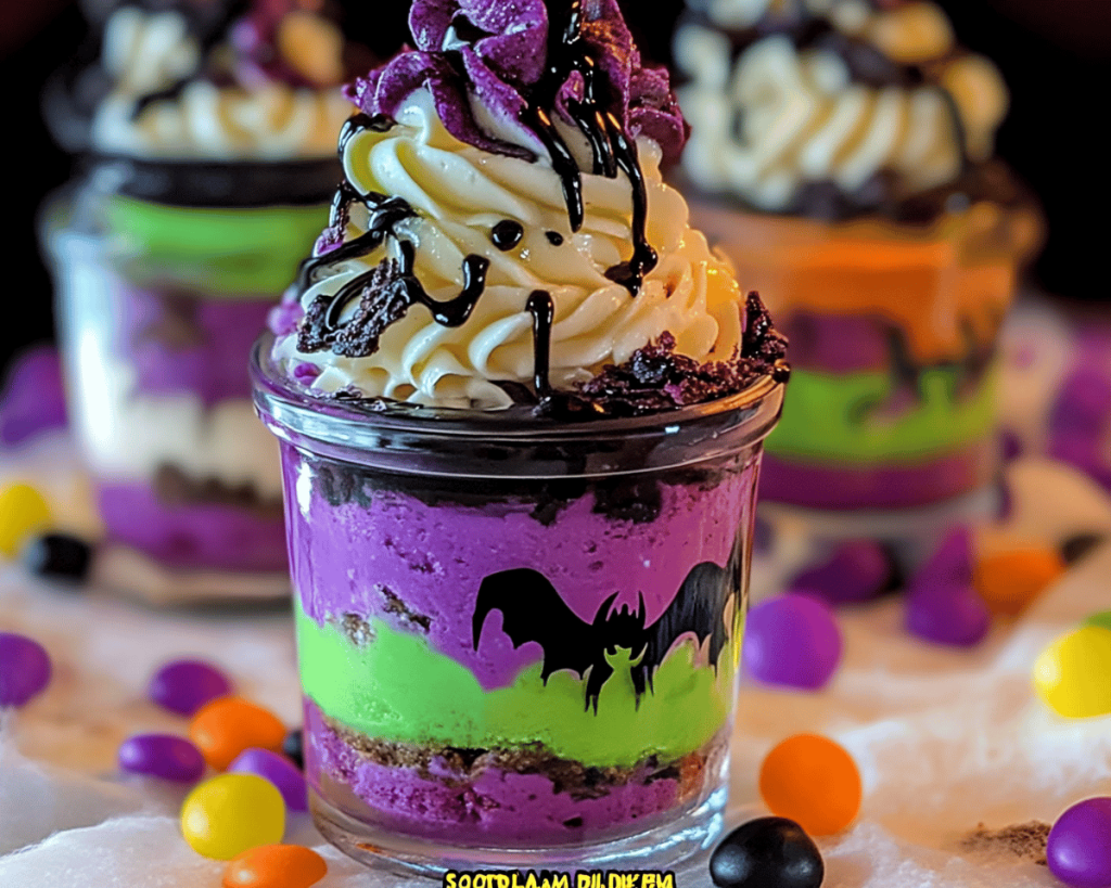 Ghoulishly Fun Beetlejuice Mini Trifles – Spooky, Colorful & Devilishly ...