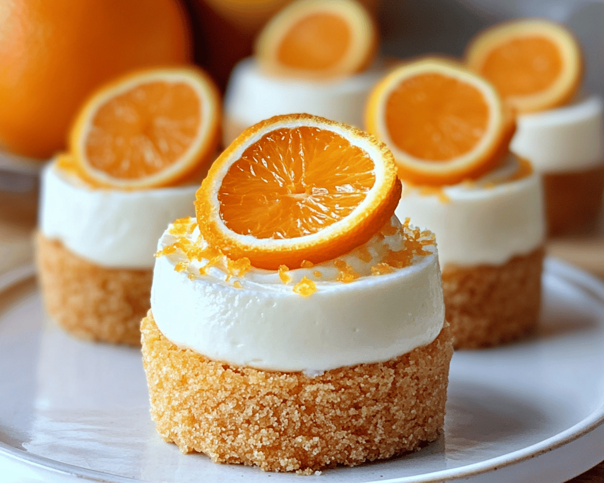 No-Bake Mini Orange Cheesecakes | Easy Individual Dessert – Welcome Home