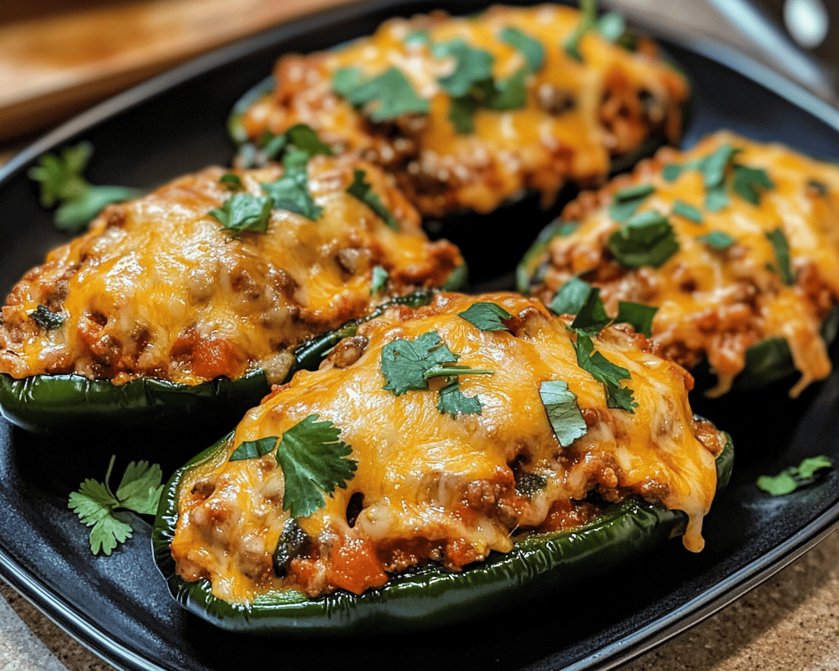 Taco-Stuffed Poblano Peppers – Bold, Cheesy & Packed with Flavor ...