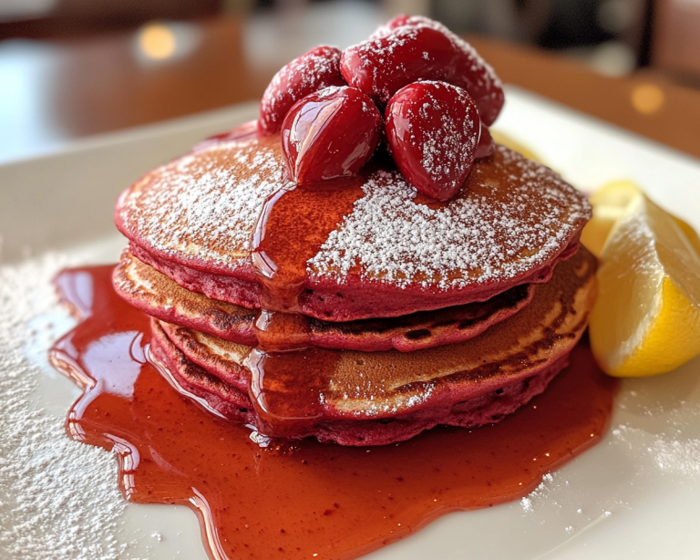Red Velvet Pancakes (Valentine Breakfast Recipe) – Welcome Home